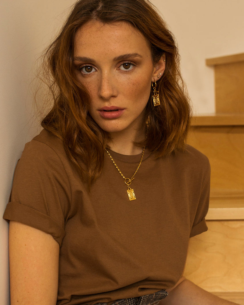 Damien | Gold Toggle Clasp Necklace | wellDunn jewelry