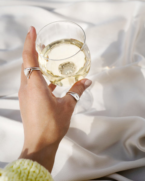 Sirius | Sterling Silver Signet Star Ring | wellDunn jewelry